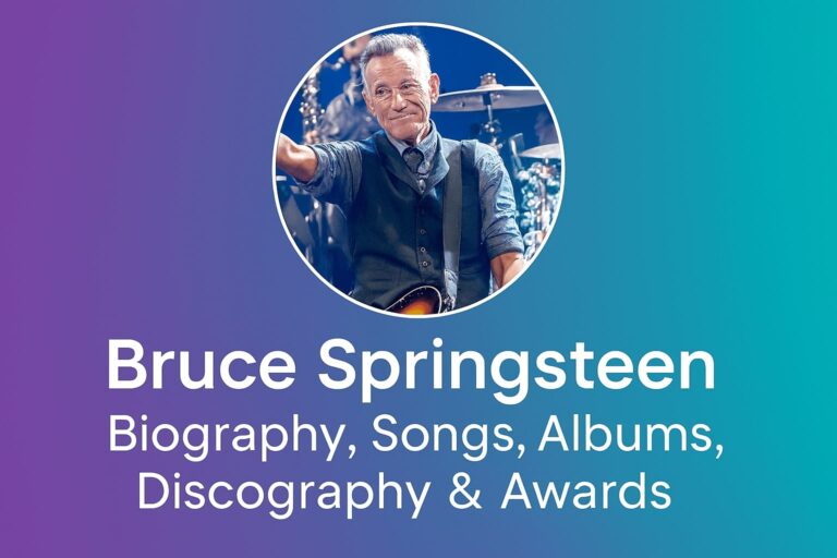 Bruce Springsteen Biography,Songs, Albums,Discography & Awards - TopTuneTales