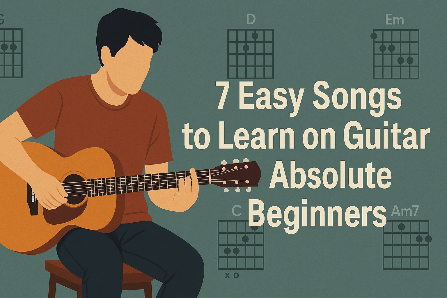 7 Easy Songs to Learn on Guitar for Absolute Beginners - TopTuneTales