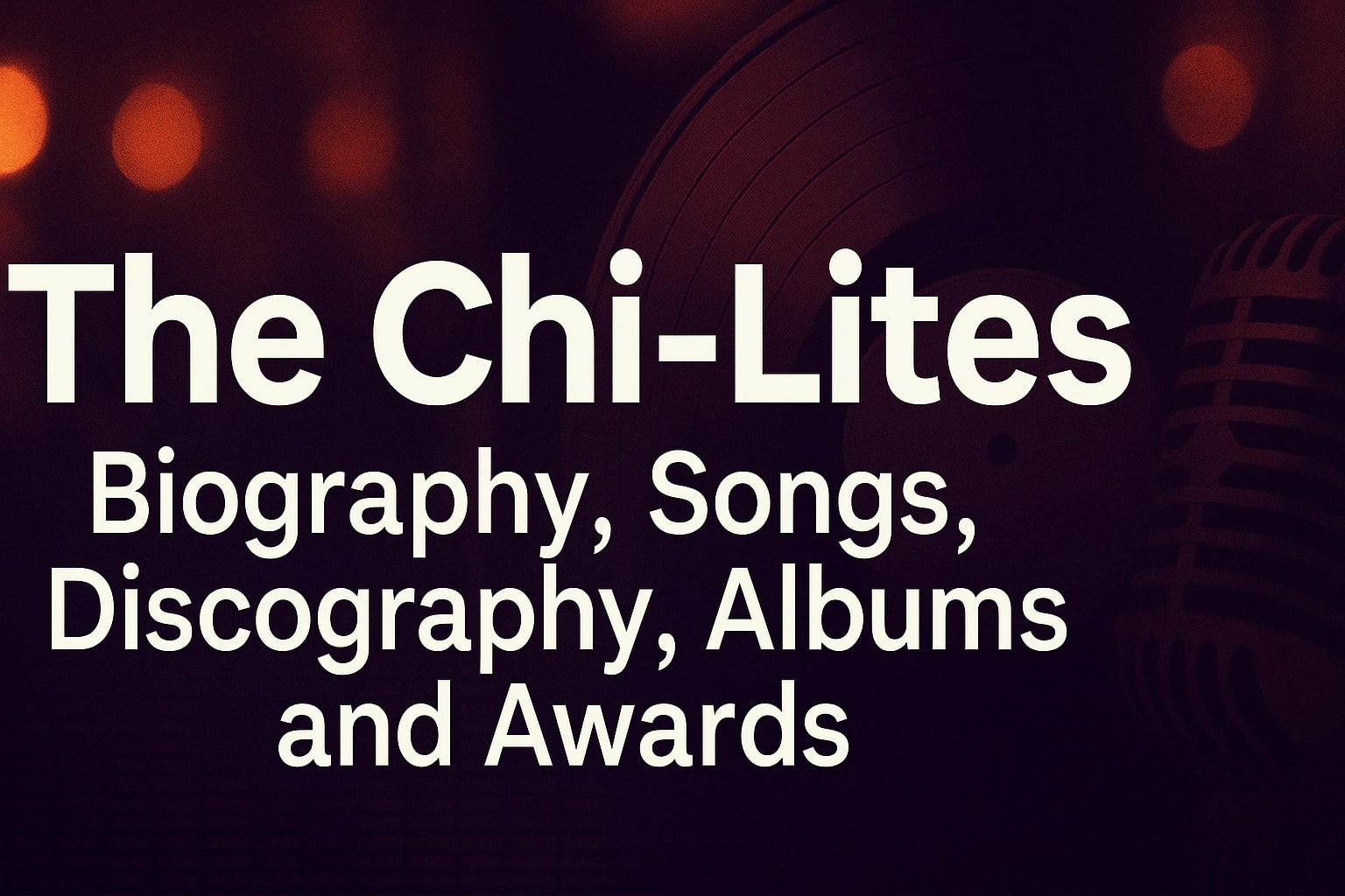 The Chi-Lites Biography, Songs, Discography, Albums, and Awards ...