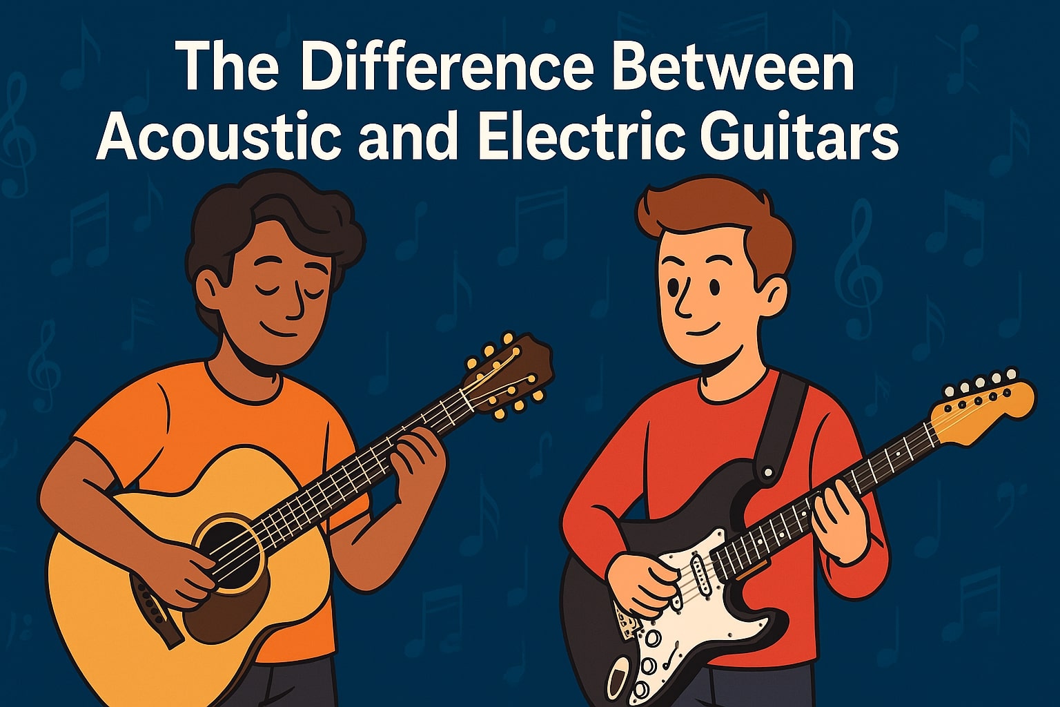 The Difference Between Acoustic and Electric Guitars - TopTuneTales