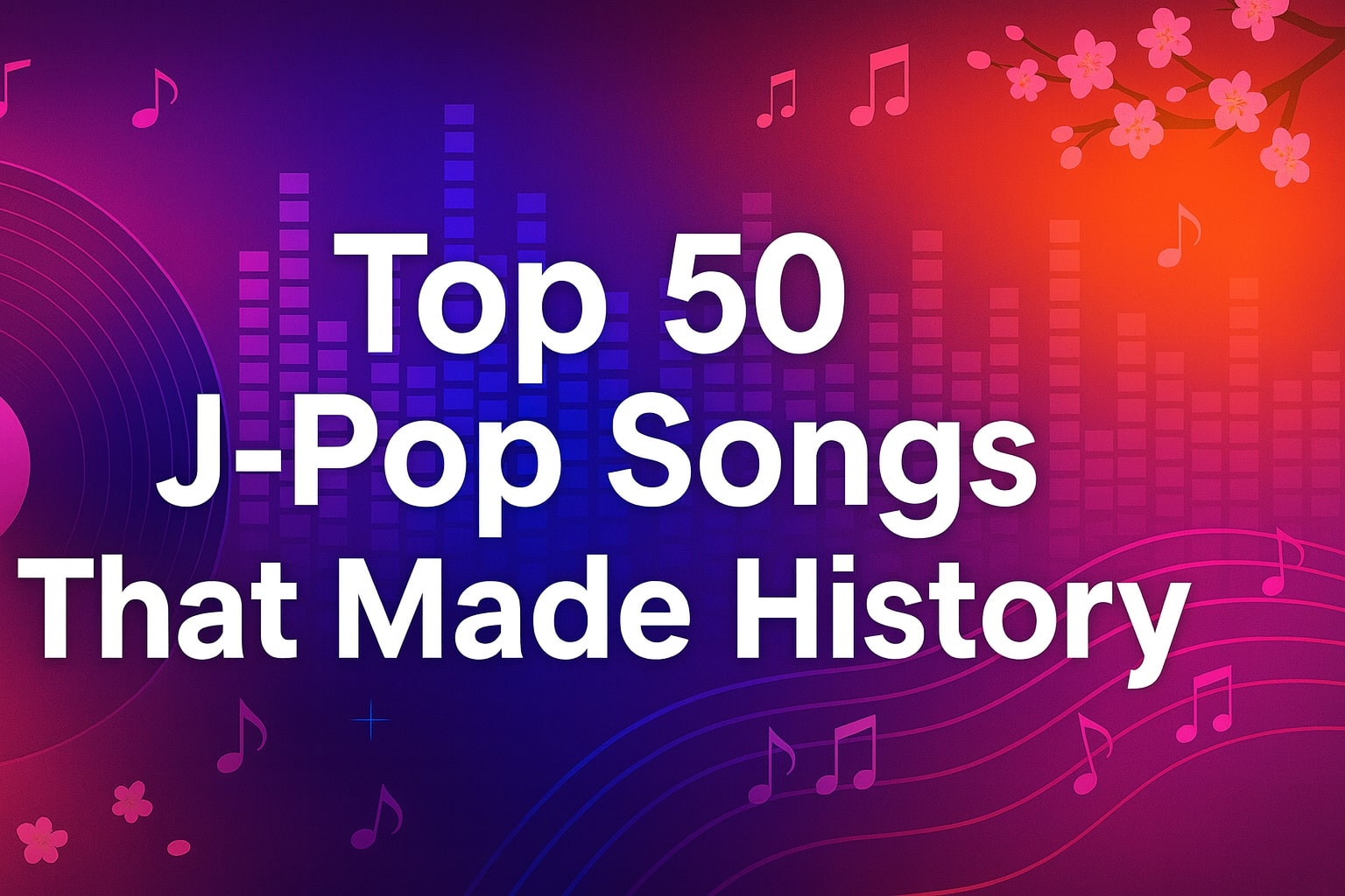 Top 50 J-Pop Songs That Made History - TopTuneTales