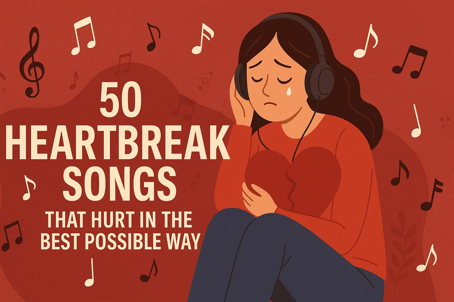 50 Heartbreak Songs That Hurt in the Best Possible Way - TopTuneTales
