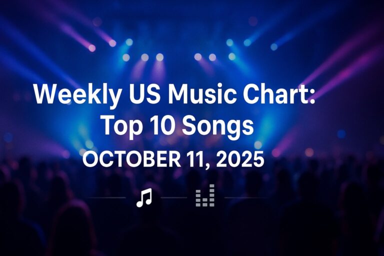 Weekly US Music Chart: Top 10 Songs – OCTOBER 11, 2025 - TopTuneTales