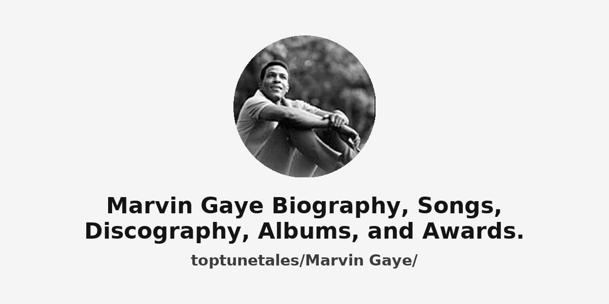 Marvin Gaye Biography, Songs, Discography, Albums, and Awards ...
