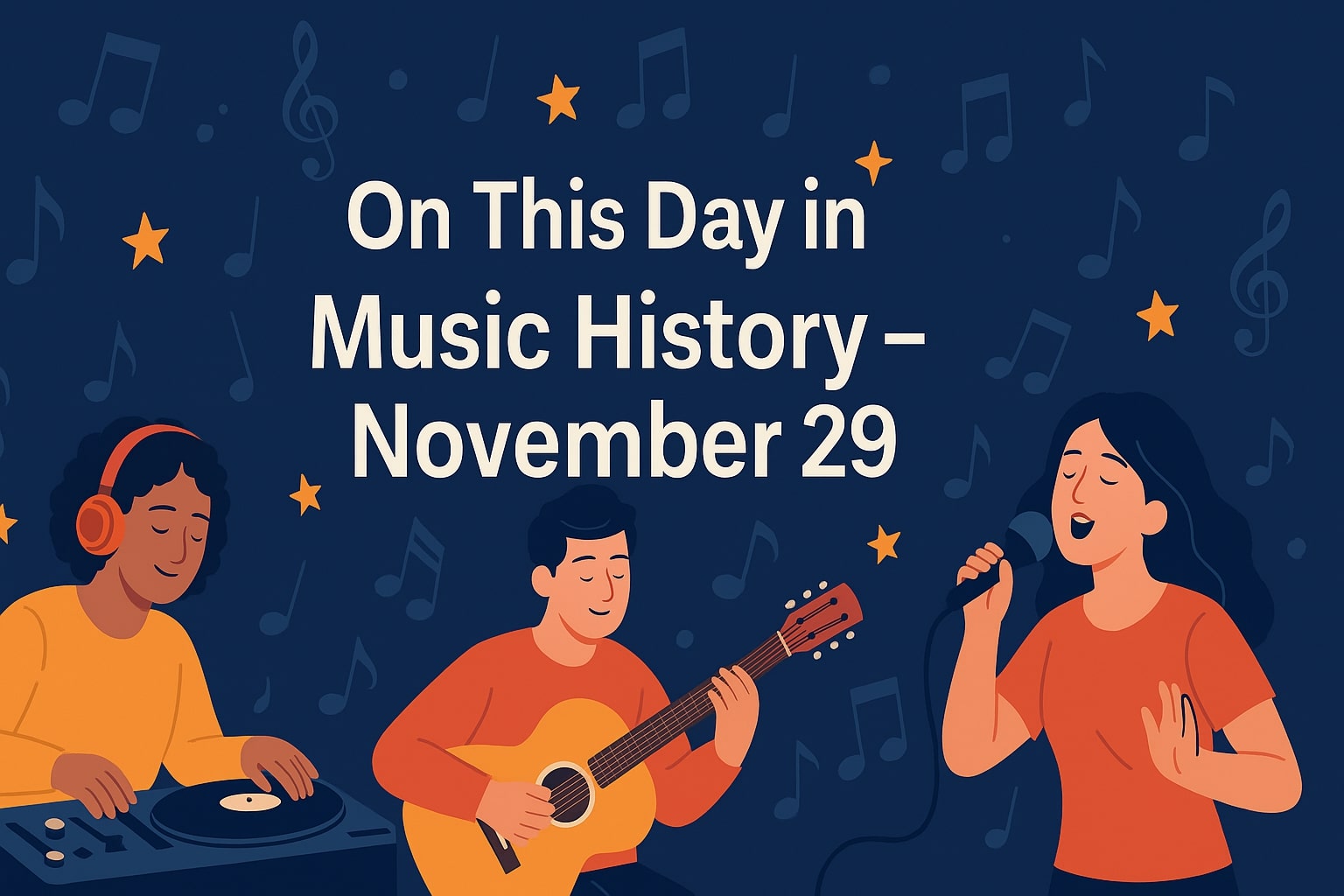On This Day in Music History – November 29 - TopTuneTales